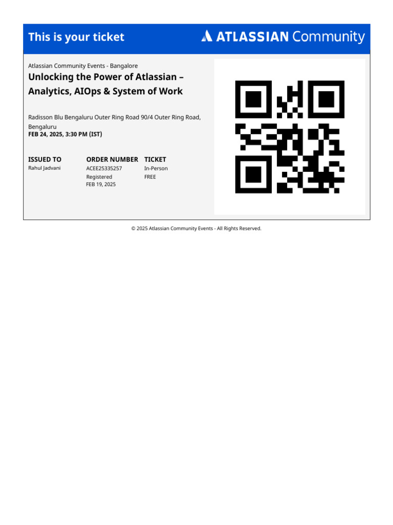 Rahul Atlassian | PDF