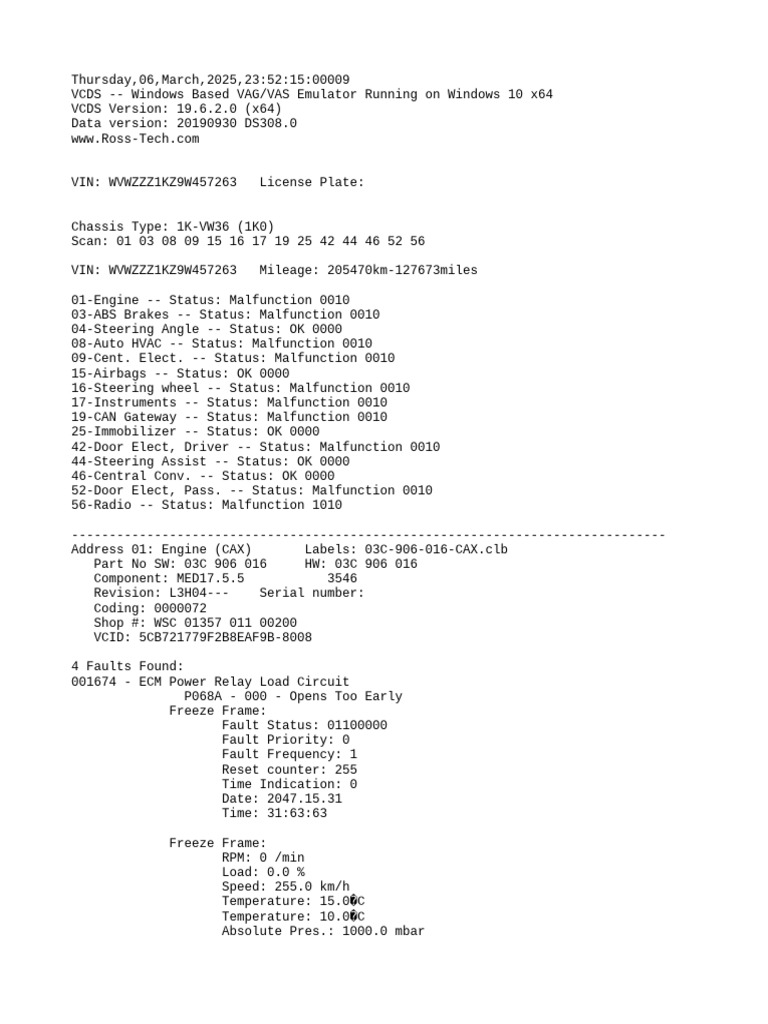 Scania ESP Malfunction and Fault Codes | PDF | Electrical Engineering ...
