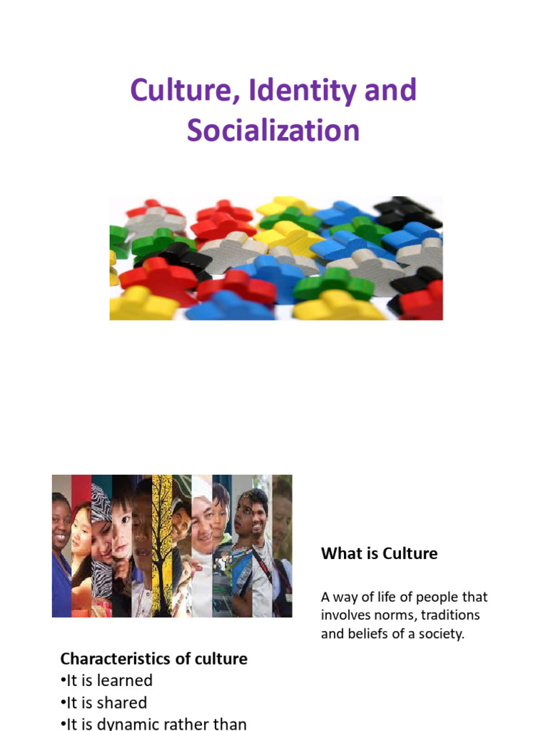 Culture, Identity and Socialization | PDF