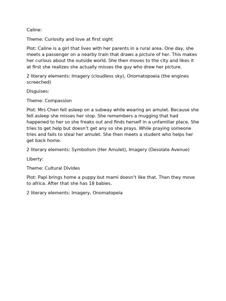 3 Short Stories | PDF