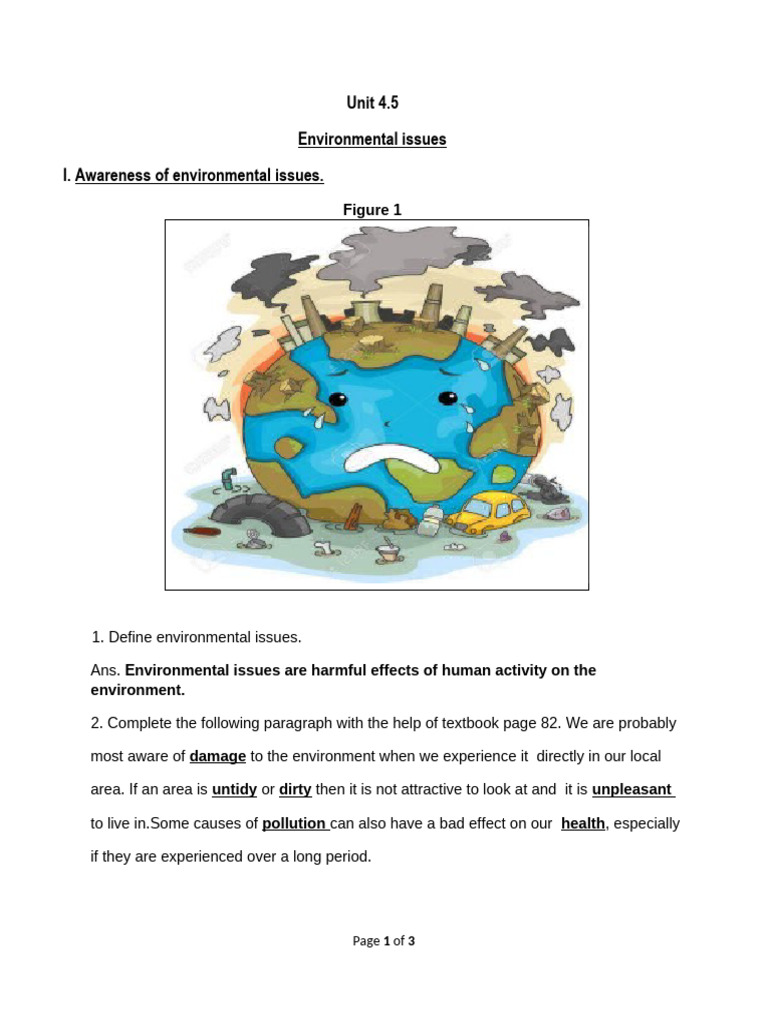 Understanding Environmental Issues | PDF | Natural Environment ...
