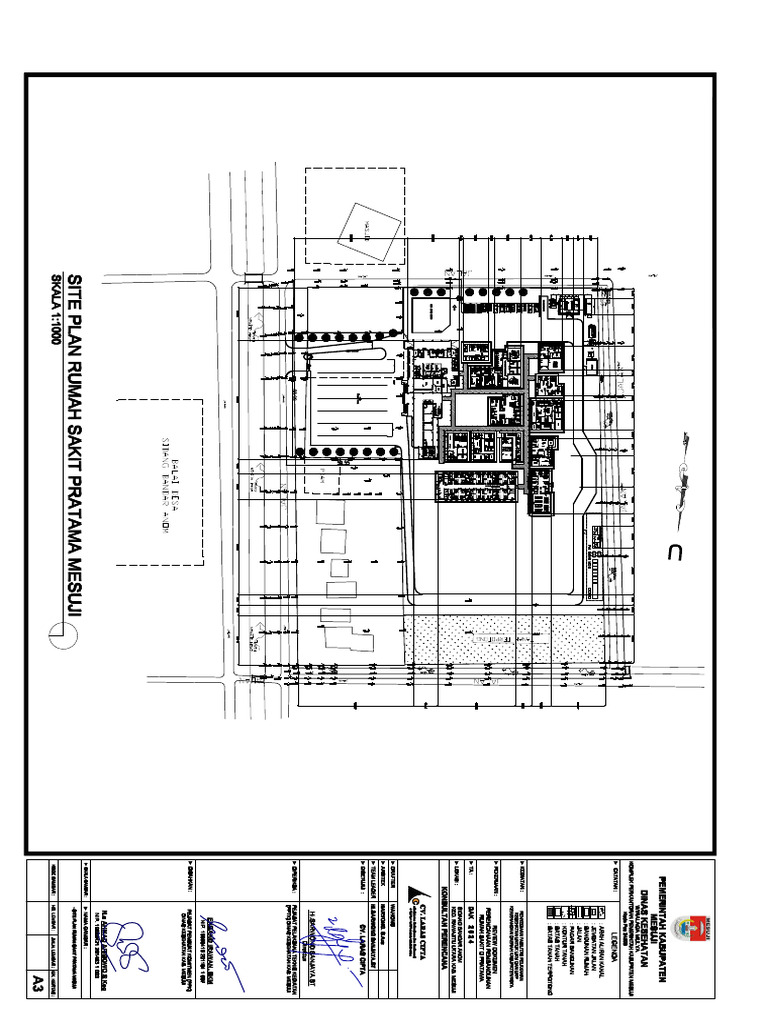Site Plan Rumah Sakit Pratama Mesuji | PDF