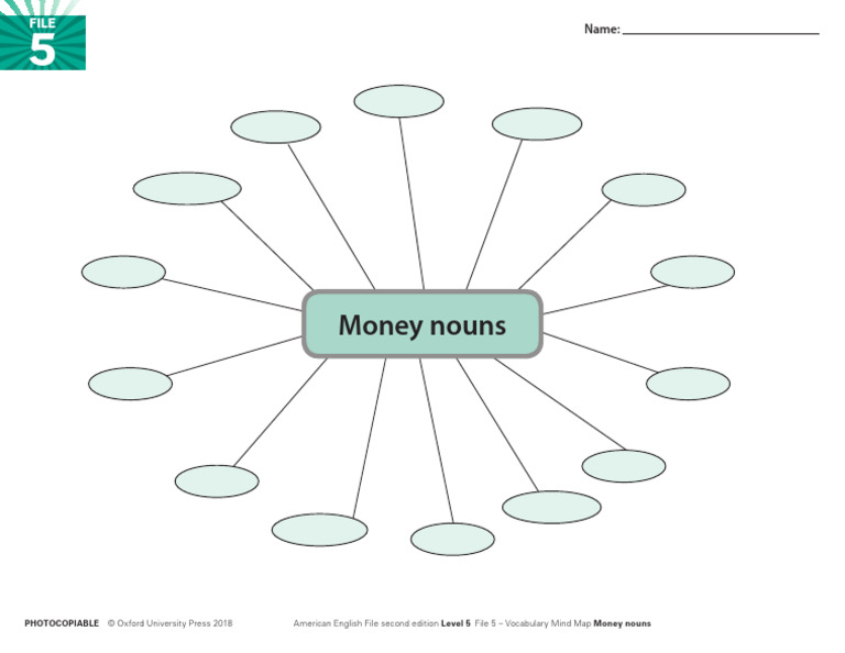 File 5 Vocab Money Nouns Practice | PDF