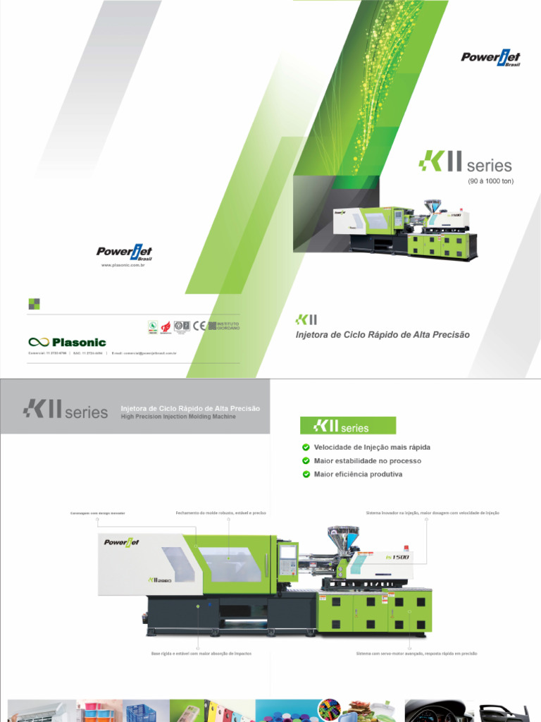 Catalogo Powerjet Injetoras Series K2 | PDF