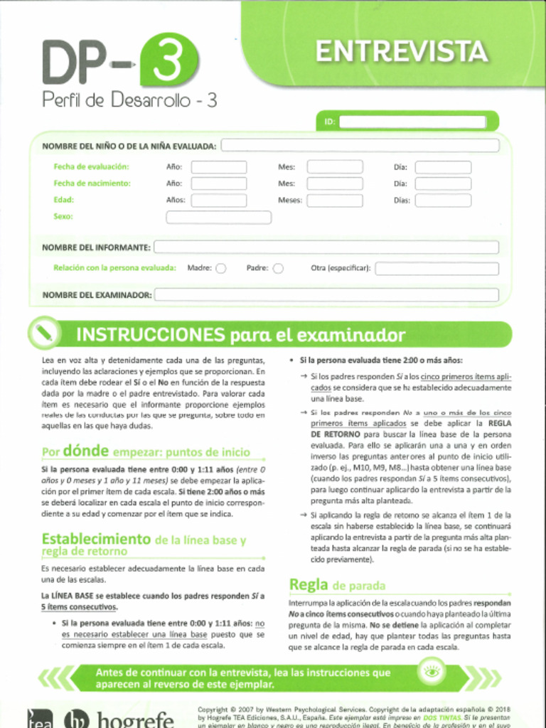 DP3 Entrevista | PDF