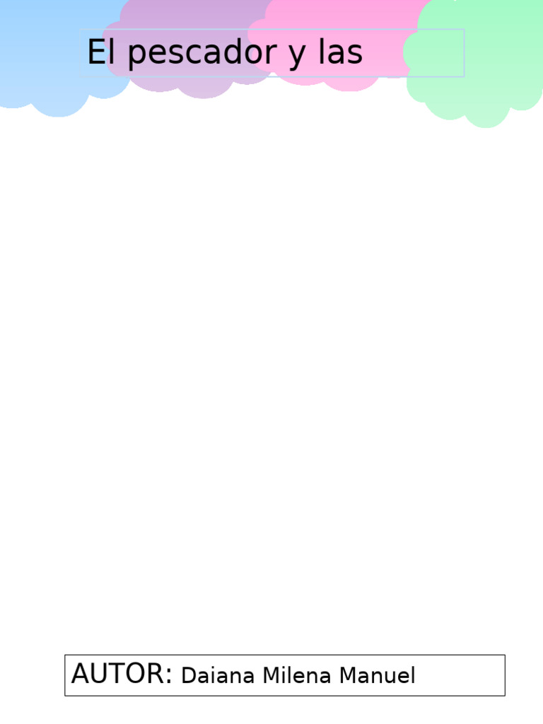 El Pescador y Las Morsas | PDF
