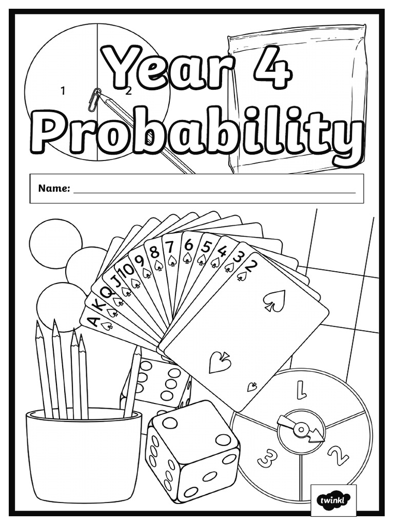 Year 4 Probability Activities Guide | PDF | Playing Cards | Probability