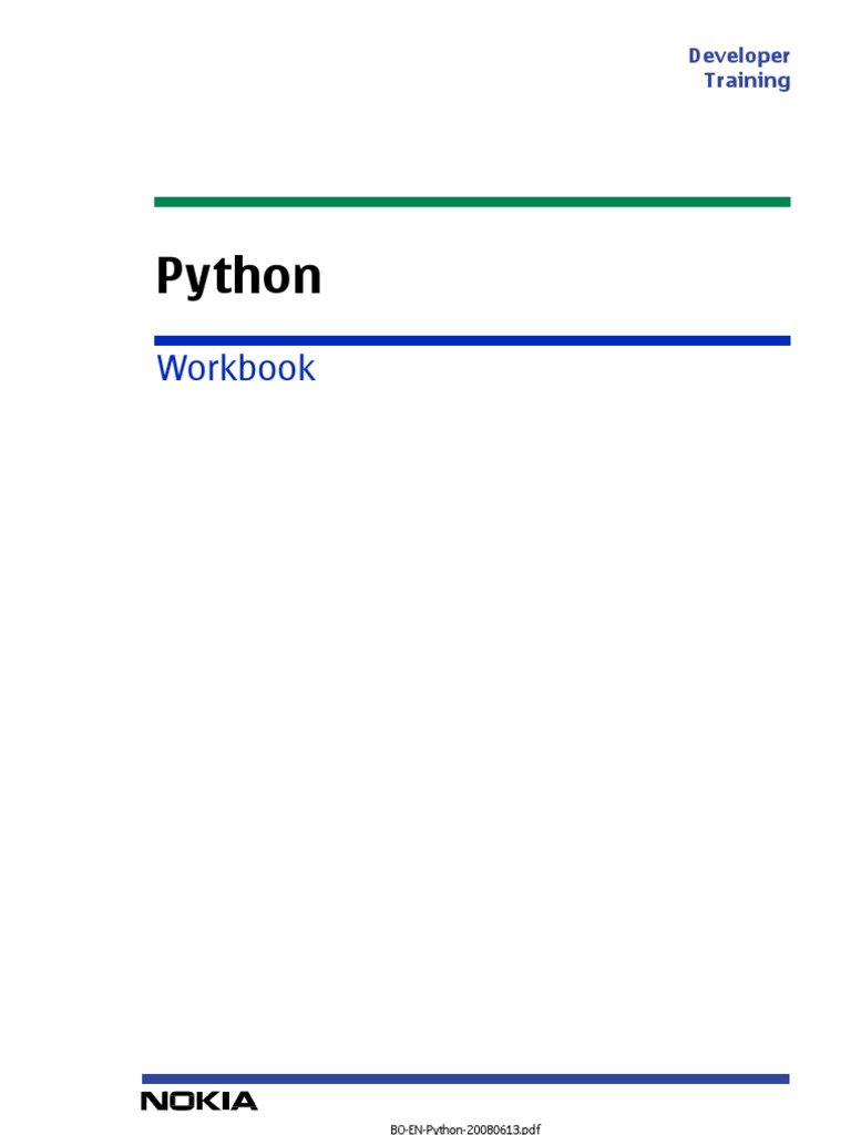 Python Workbook V1 0 En Pdf Python Programming Language Scripting Language