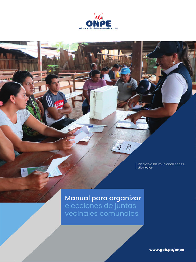 Guía para Elecciones de Juntas Vecinales | PDF | Gobierno local | Alcalde