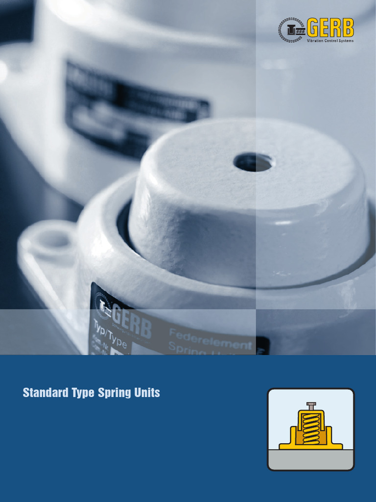 GERB - Brochure - Helical Steel Springs - Standard Type Spring Units ...