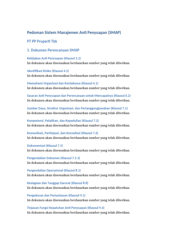 Pedoman_SMAP_Terstruktur_Final | PDF