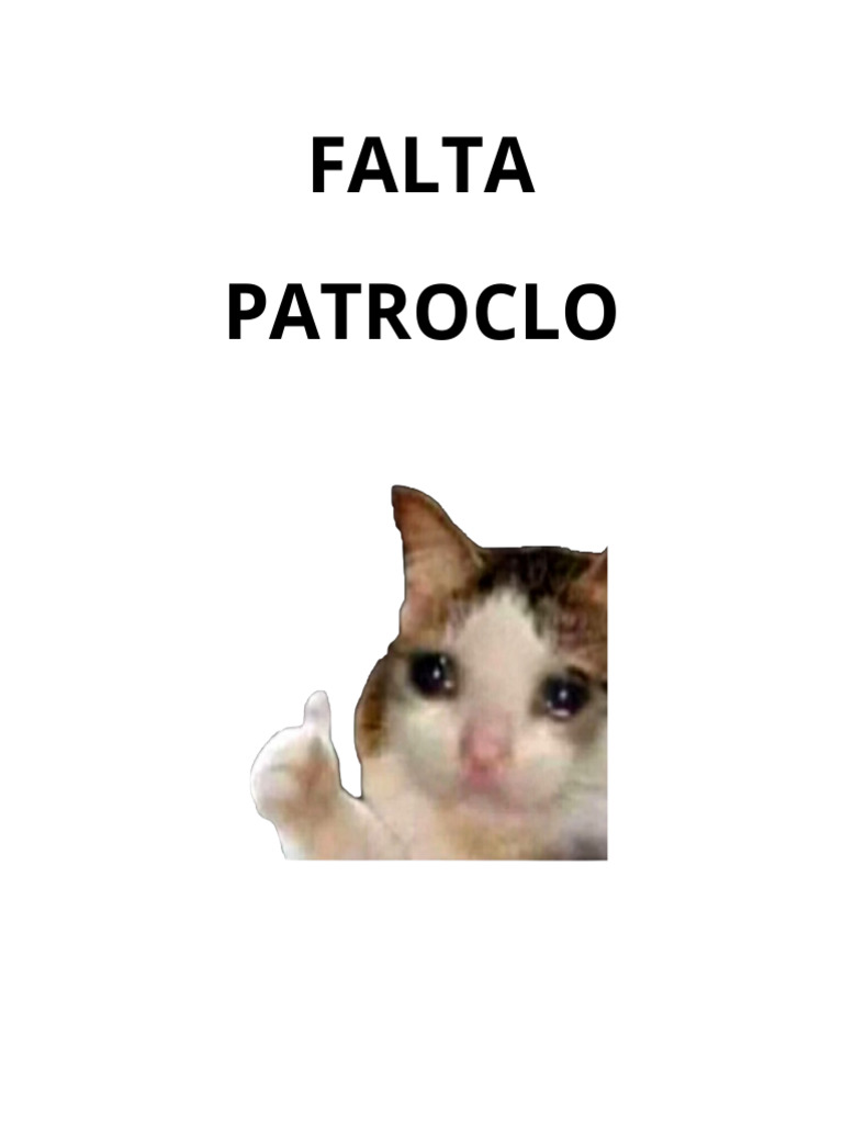 Falta Patroclo | PDF