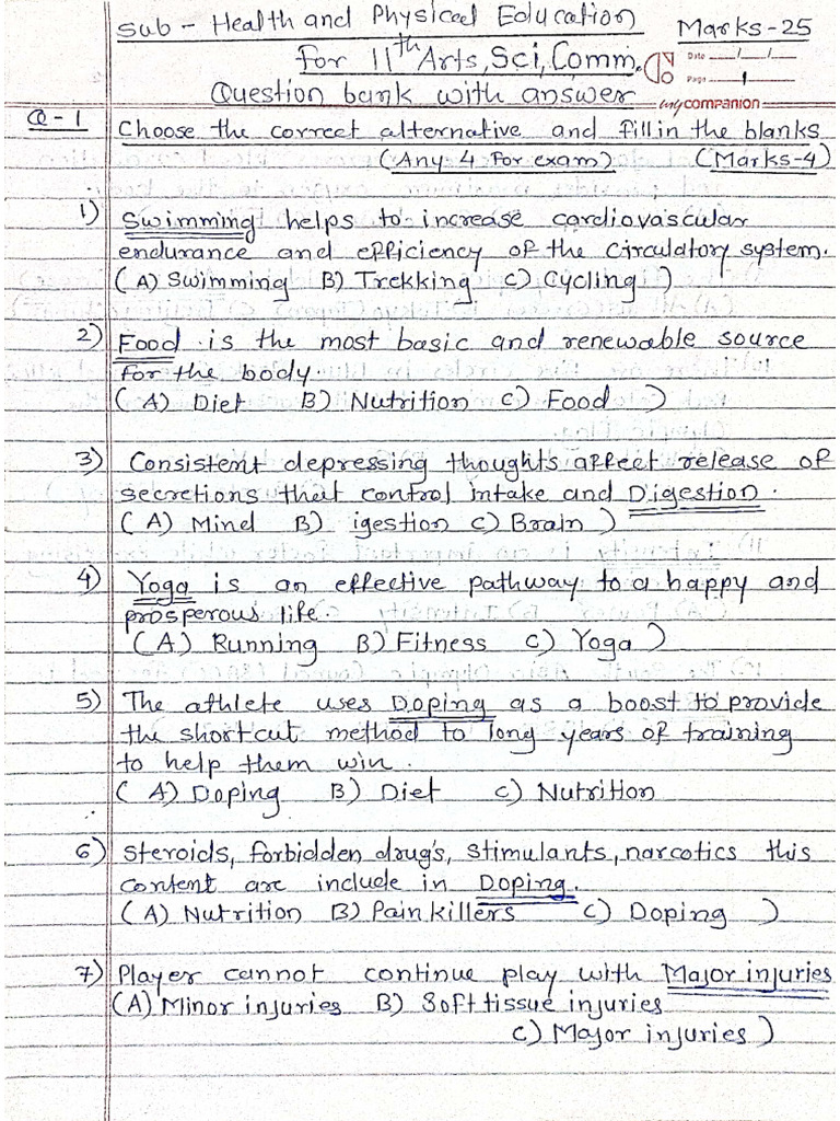 11th Que - Bank English | PDF