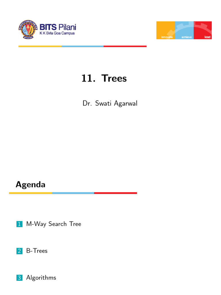 B-Trees | PDF | Algorithms And Data Structures | Algorithms