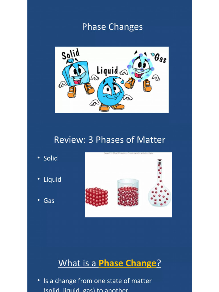 PHASE CHANGE | PDF