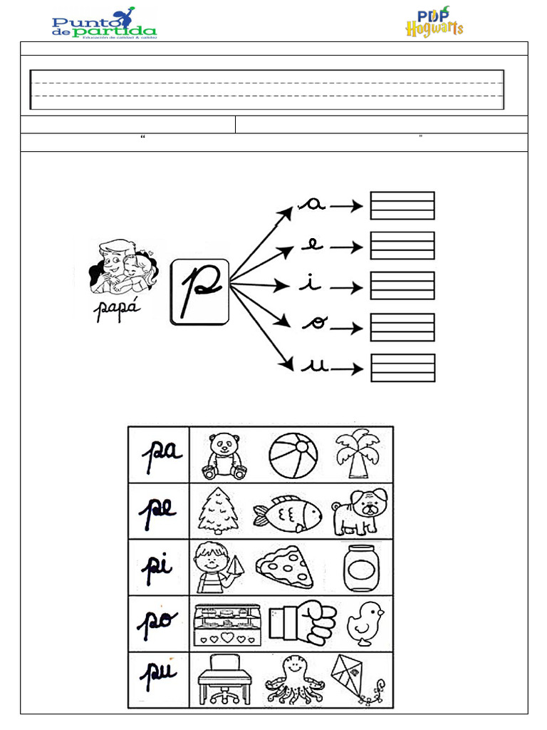 5.1 COMPRENSIÓN Y EXPRESIÓN ORAL Y ESCRITA - Lee El Fonema P Con Las ...