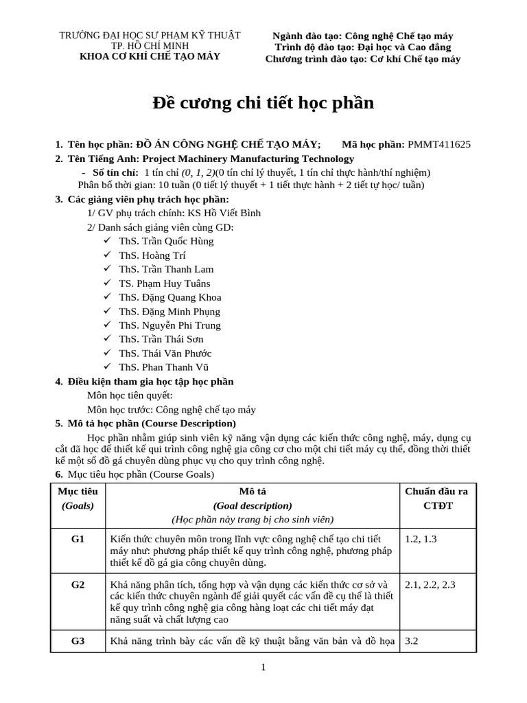 16 - PMMT411625 - Do An CNCTM | PDF
