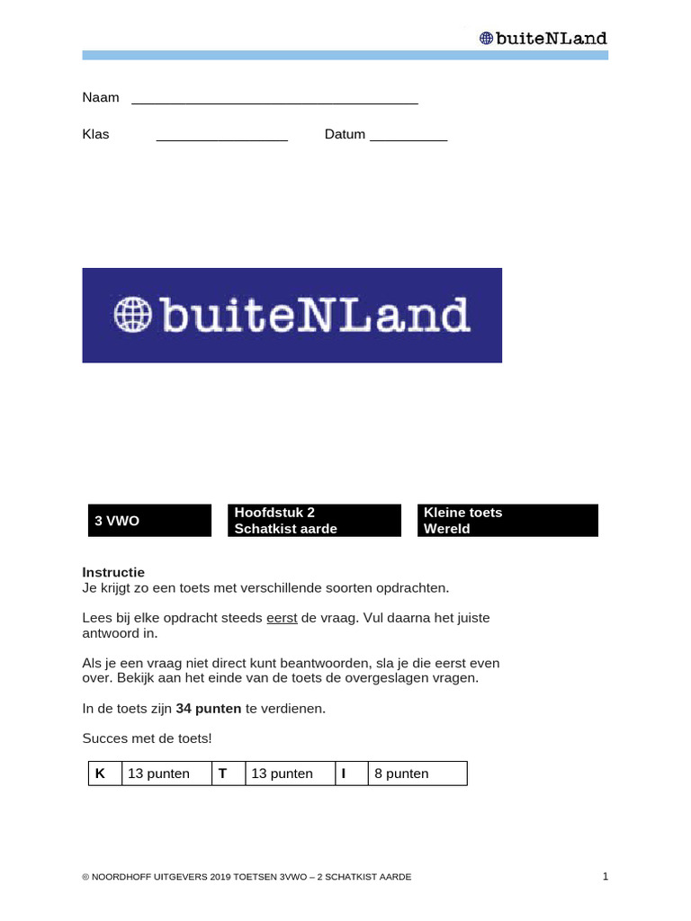 d-toets-H2-Archief-Aarde- (1) | PDF