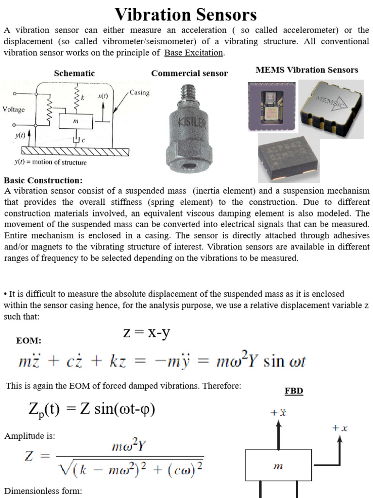 Vibration Sensors | PDF