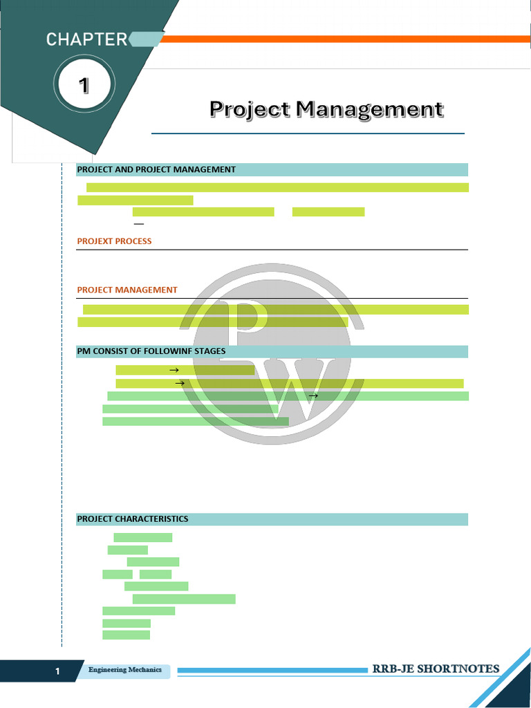 Project Mgmt | PDF | Forecasting