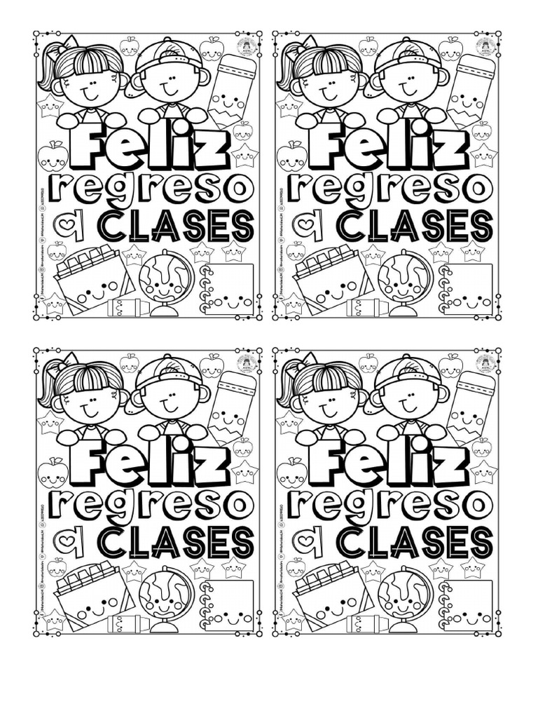Tarjeta Inicio de Clases | PDF