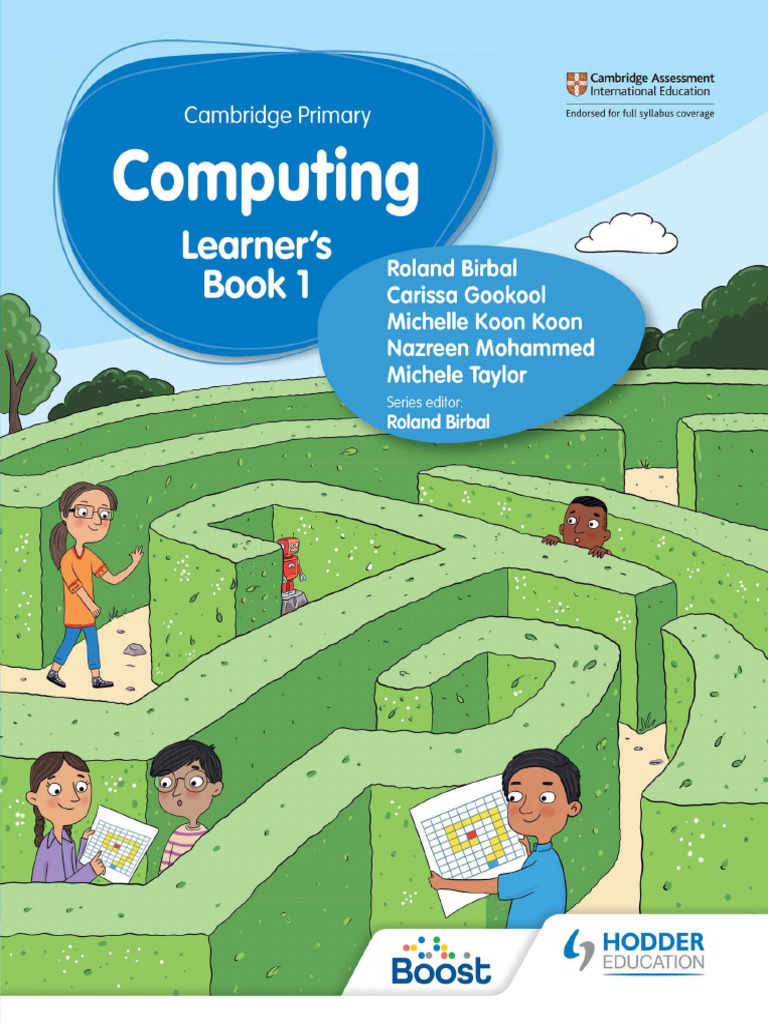 Cambridge Primary Computing Learner S Book Stage 1 Sample Pages ...