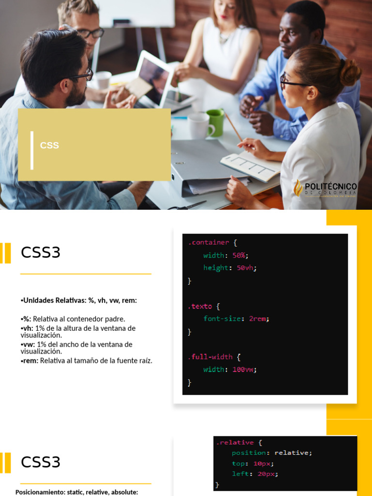 Clase 13 - Unidades Relativas %,Vh, Vw y Rem | PDF