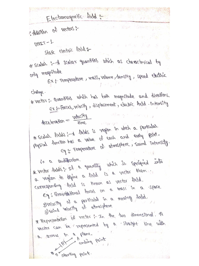 Elecro Magnetic Field (EMF) | PDF