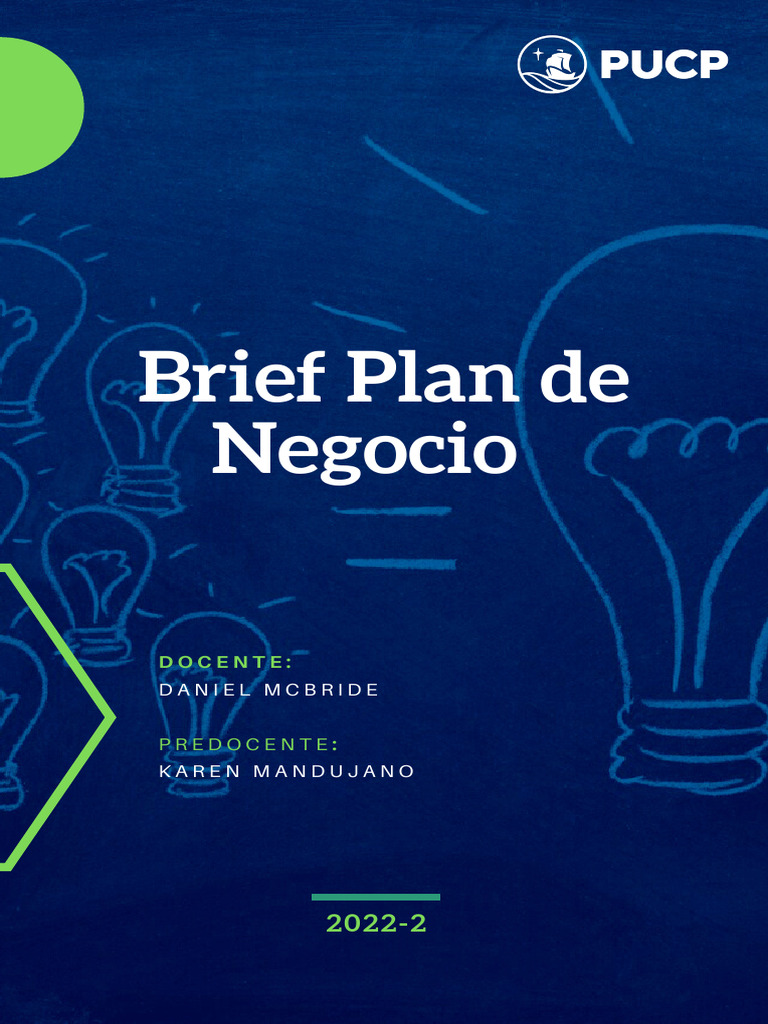 Brief - Plan de Negocios | PDF | Plan de negocios | Marketing
