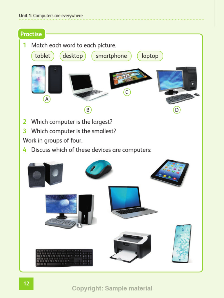Cambridge Primary Computing Learner S Book Stage 1 Sample Pages ...