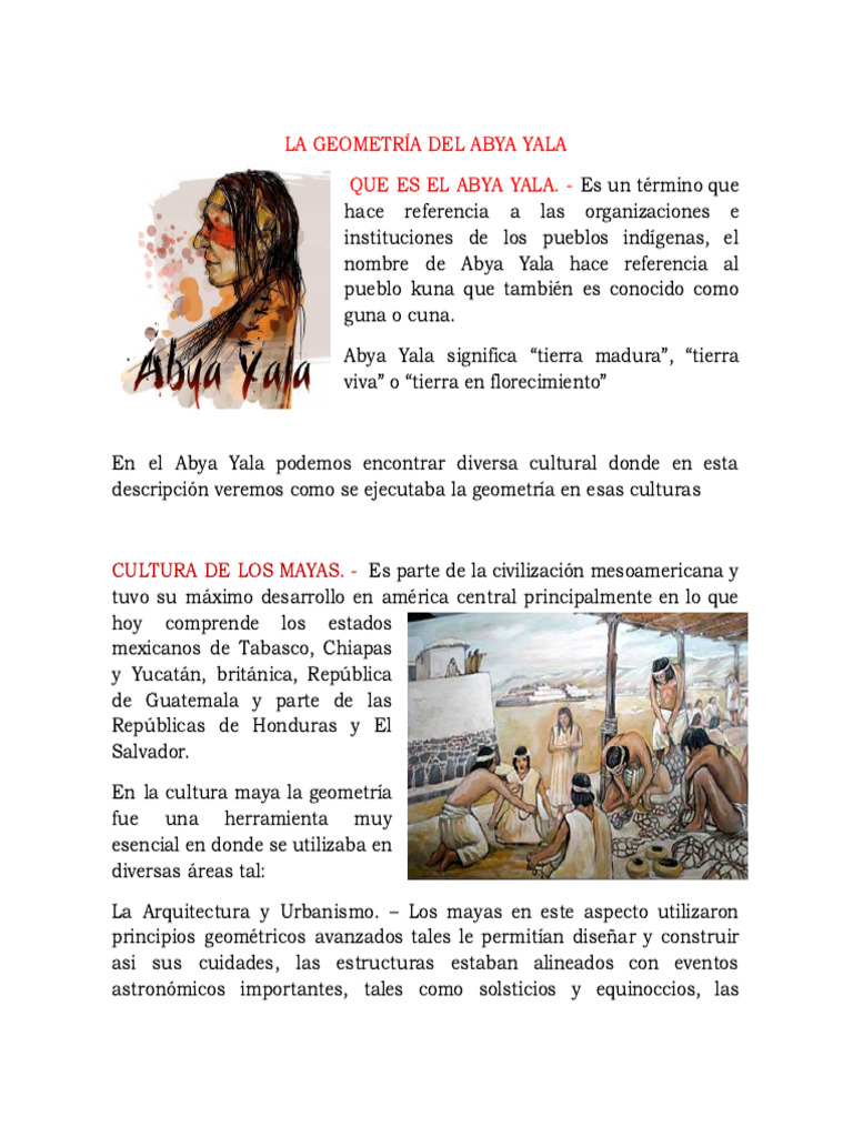 La Geometría Del Abya Yala | PDF | Civilización maya | Geometría