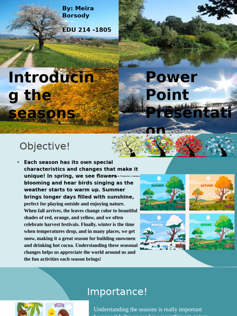 EDU 214 Power Point Presentation | PDF | Bird Migration | Autumn