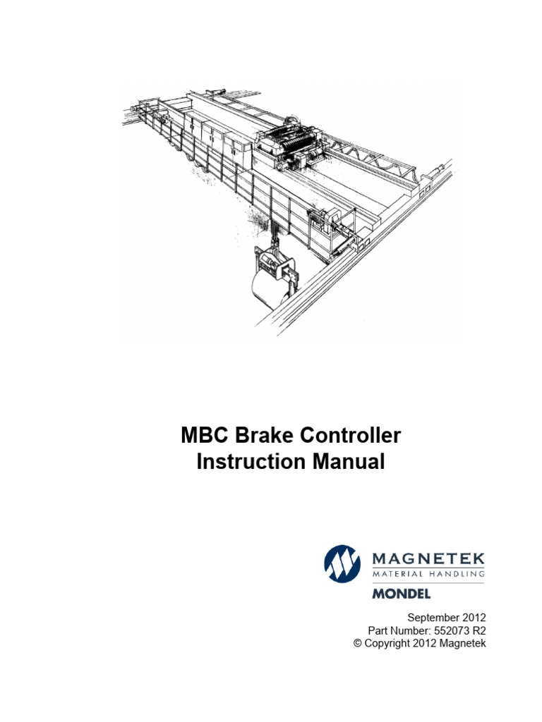 Brakes Rectifier MBC Manual | PDF | Rectifier | Alternating Current