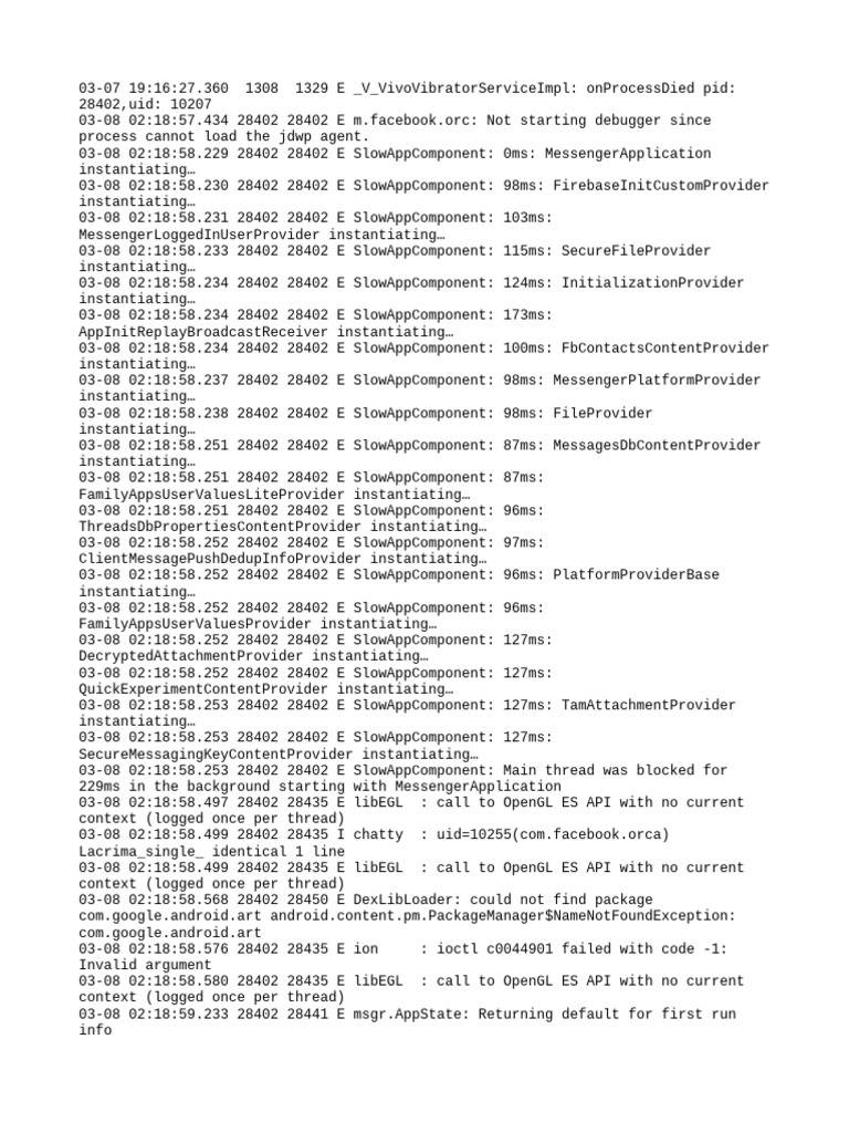 Log | PDF | Software Engineering | System Software