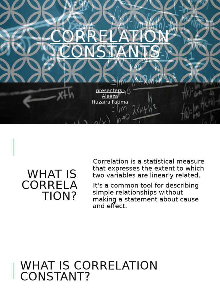 Understanding Correlation Coefficients | PDF | Spearman's Rank ...