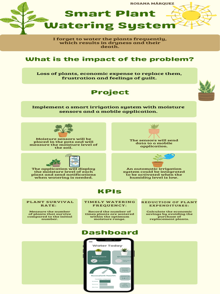 Smart Plant Watering System PDF | PDF