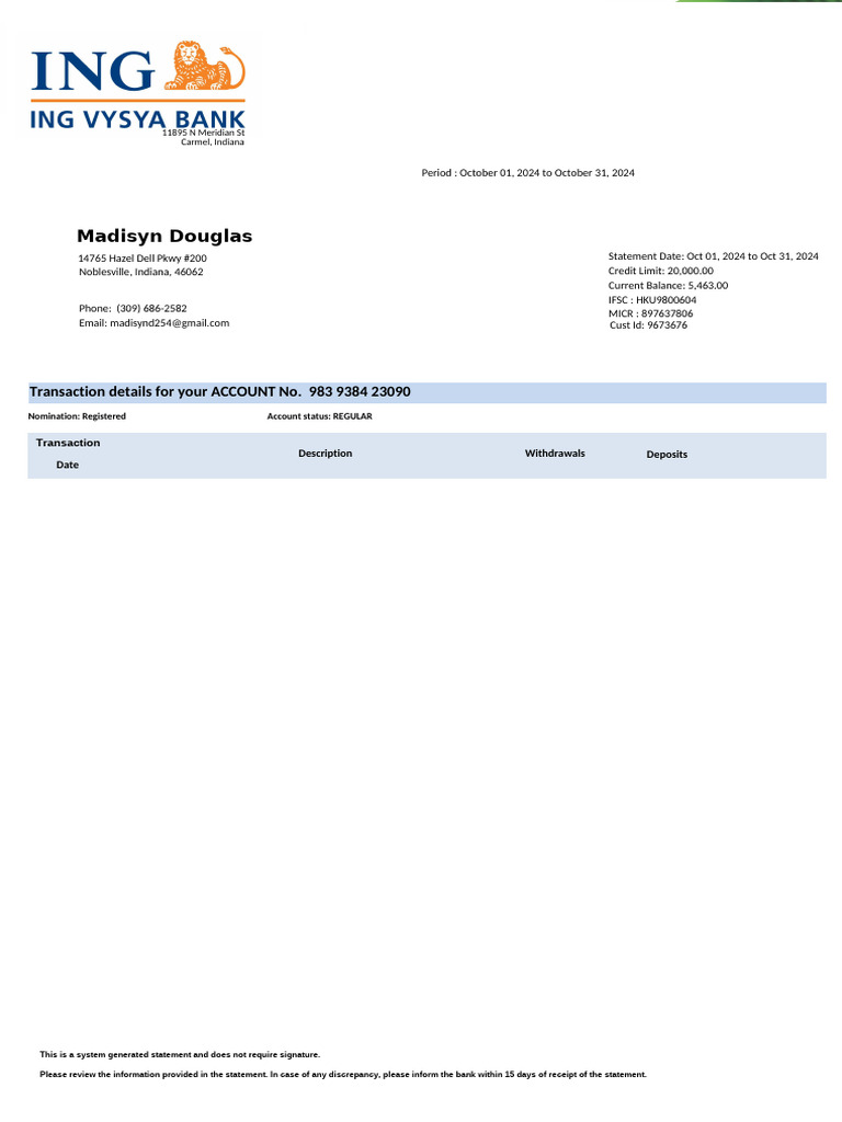 ATD Billing Summary for October 2024 | PDF | Banking Technology ...