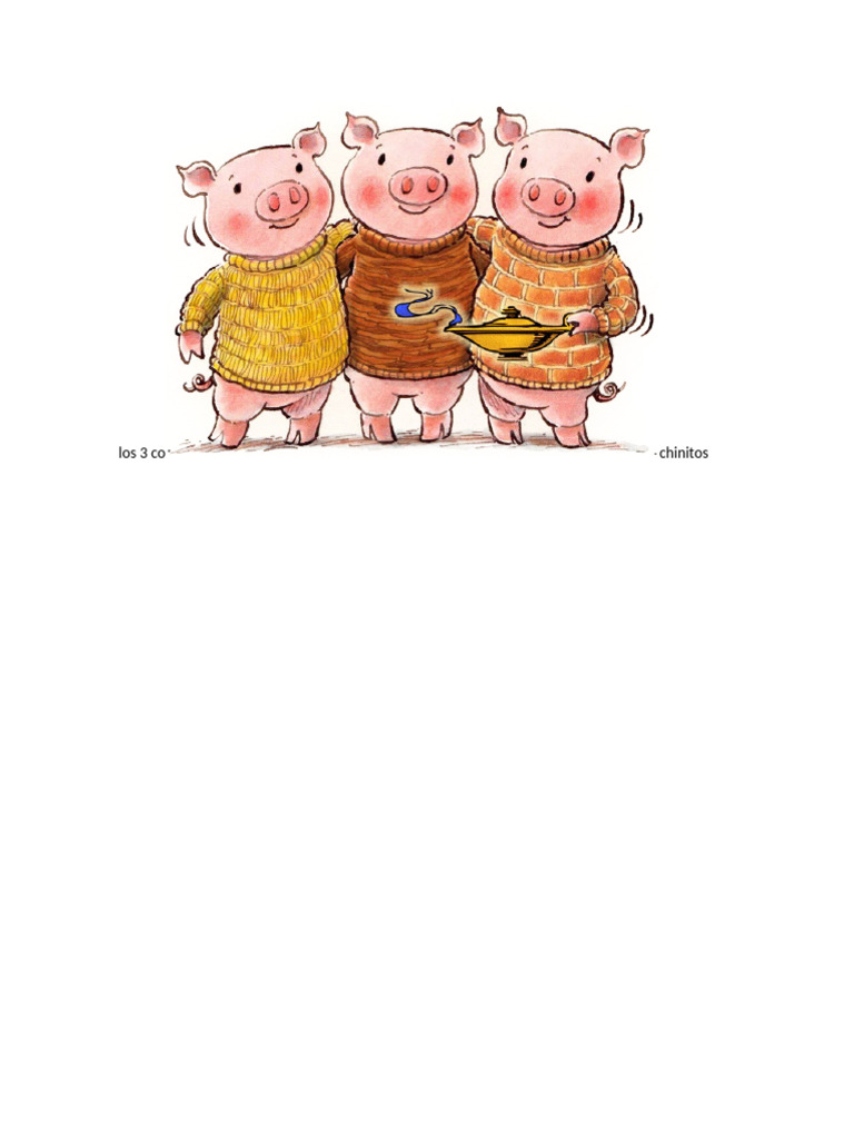 Los 3 Cochinitos: Cuento Clásico | PDF