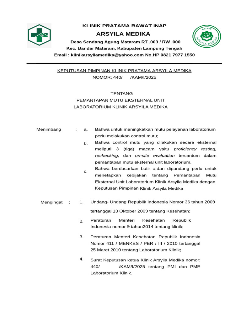 Ep7 Bukti Pelaksanaan Pmi Dan Pme | PDF