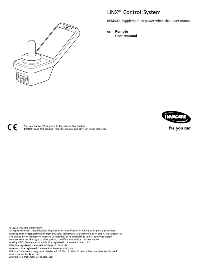 Control manual | PDF | Electromagnetic Compatibility | Wheelchair