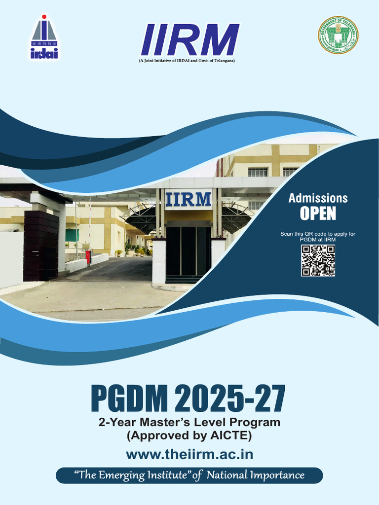 PGDM Brochure 2025 27 Final | PDF | Master Of Business Administration | Human Resource Management