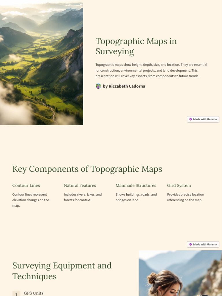 Topographic Maps for Engineering Projects | PDF | Topography | Surveying