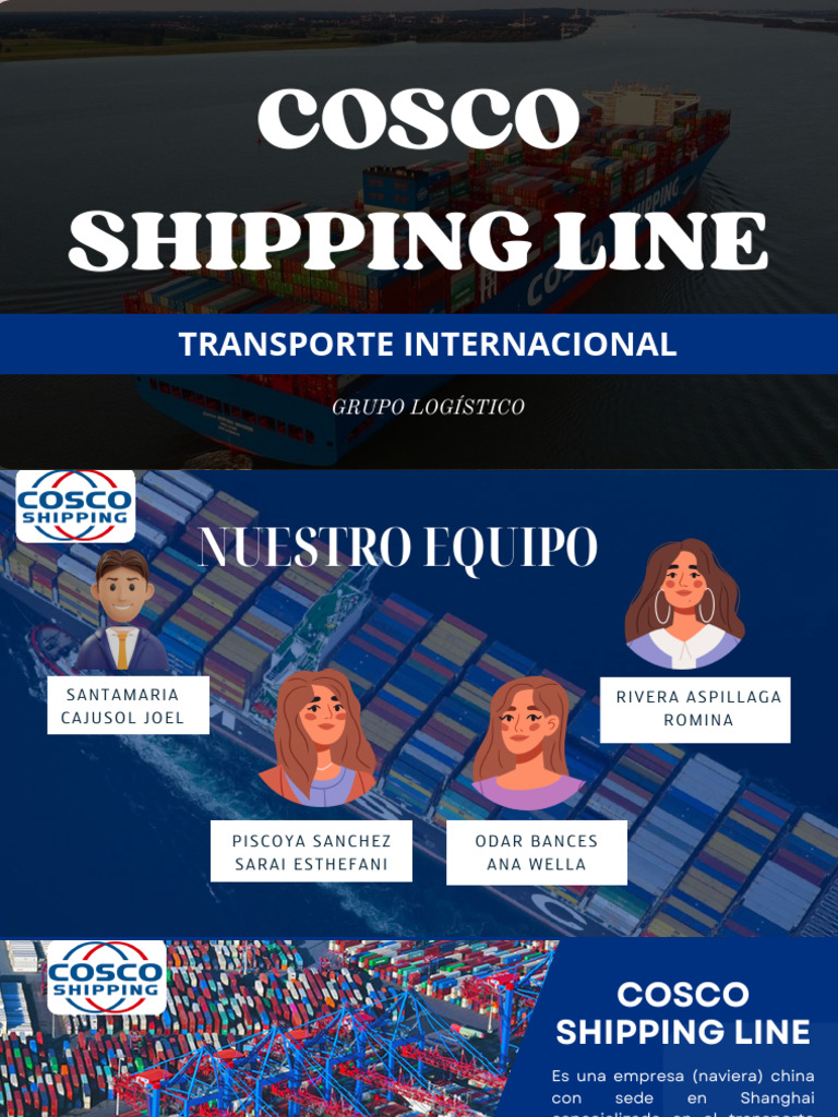 COSCO Shipping: Líder en Logística Marítima | PDF | Envío | Transporte ...