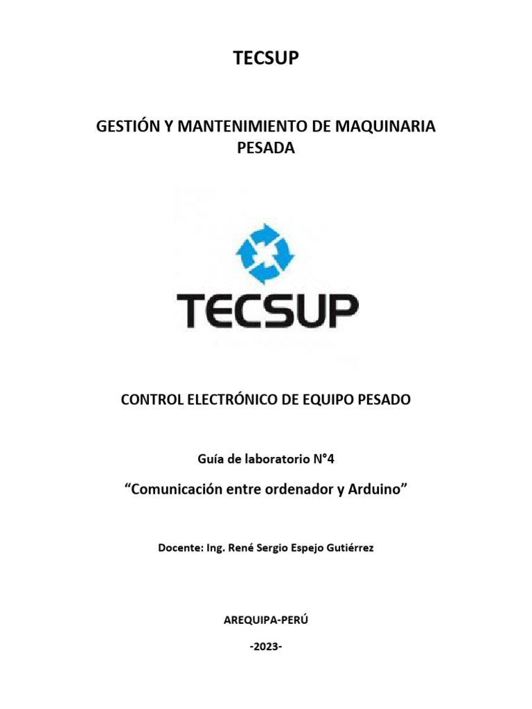 Glab - S07 - S08 - Echacca - 2024-01 | PDF | Arduino | Electrónica
