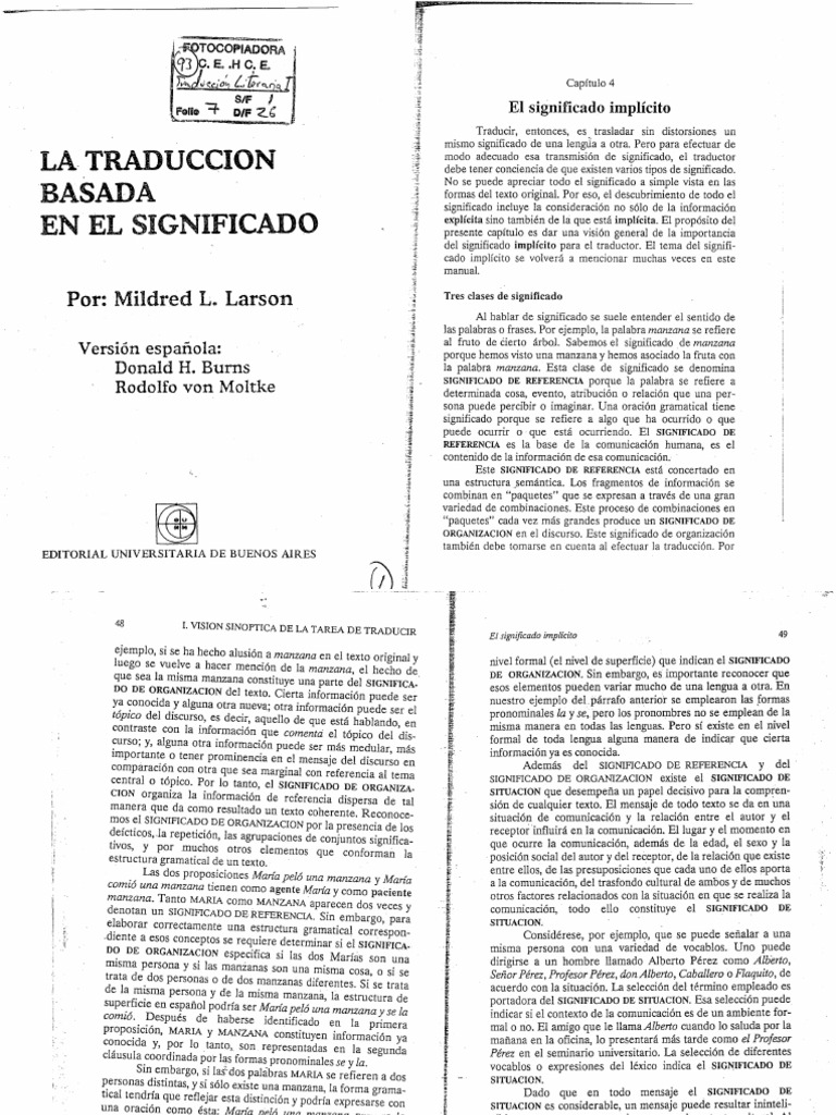Larson Caps 4 6 13 14 22 y 33 | PDF