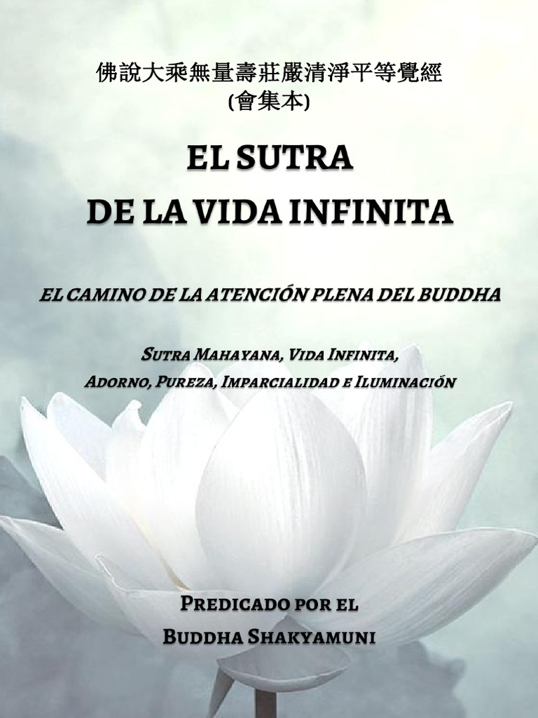 El Sutra de La Vida Infinita | PDF | Bodhisattva | Filosofía india