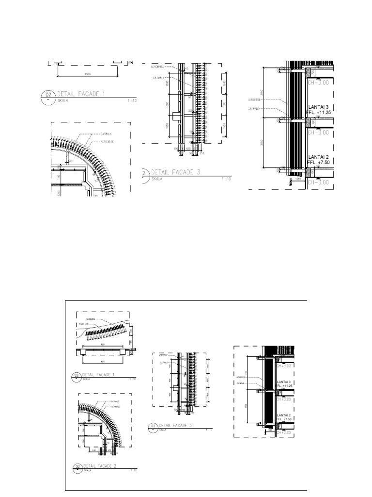 Detail Fasade Graha TNT | PDF