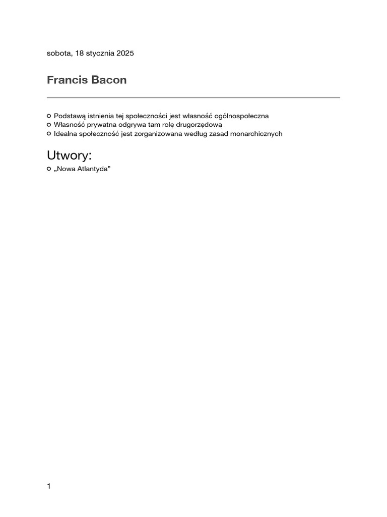 Bacon | PDF
