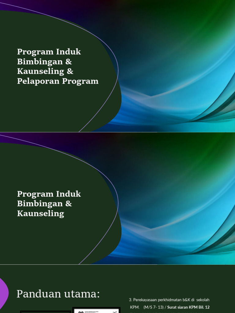Bahan Program Ubk Dan Contoh Pelaporan Program | PDF