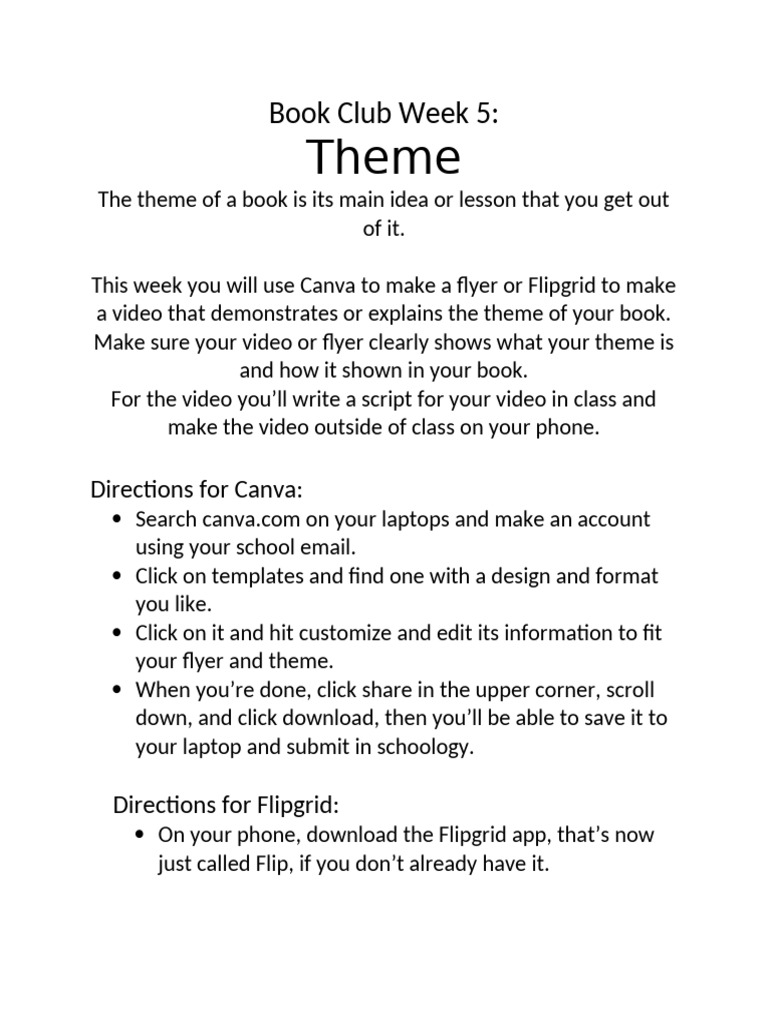 Lesson 7 Directions | PDF